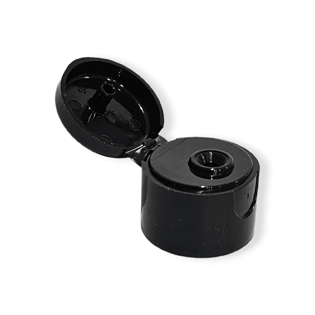 Tapa Flip-Top 24/410 Negra – OSSIL Envases
