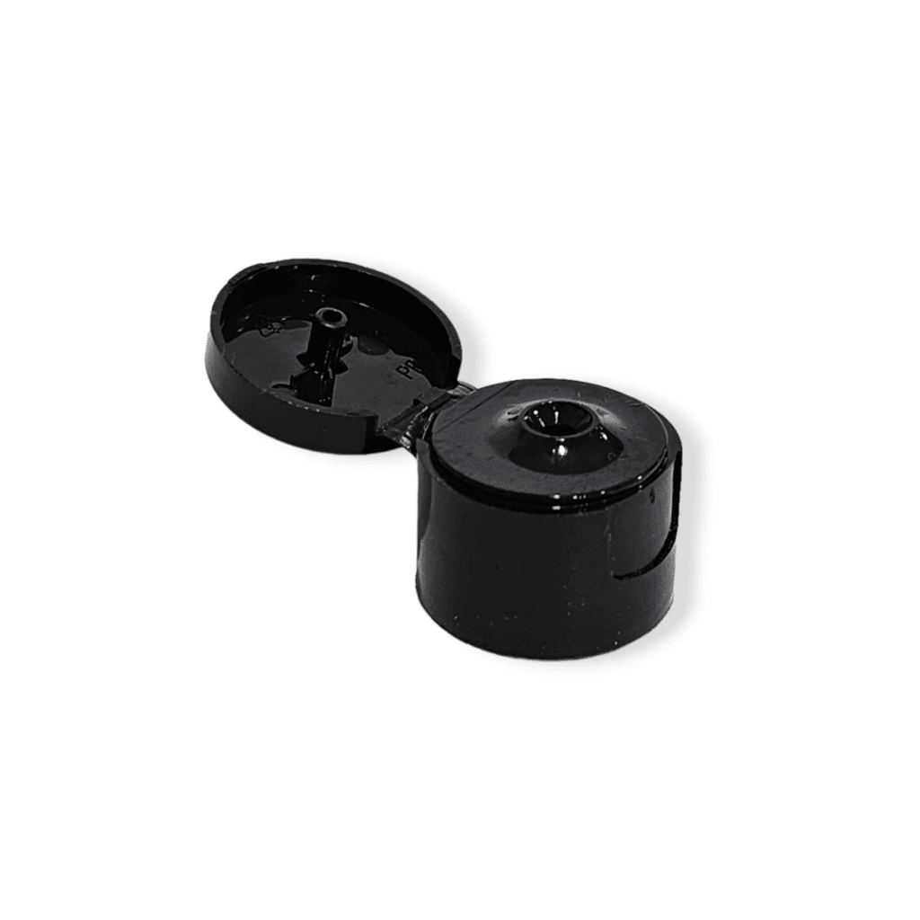 Tapa Flip-Top 20/410 Negra – OSSIL Envases