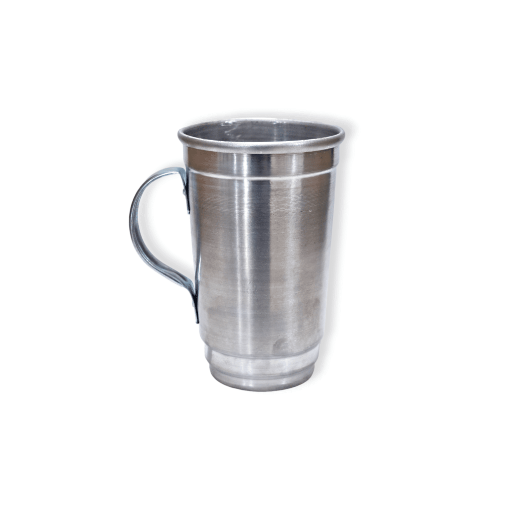 Vaso Aluminio Chico c/ Asa – Liso – OSSIL Envases